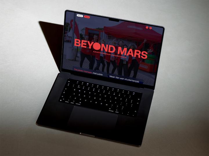 Beyond Mars - Brand identity design & digital platform | Open up Media